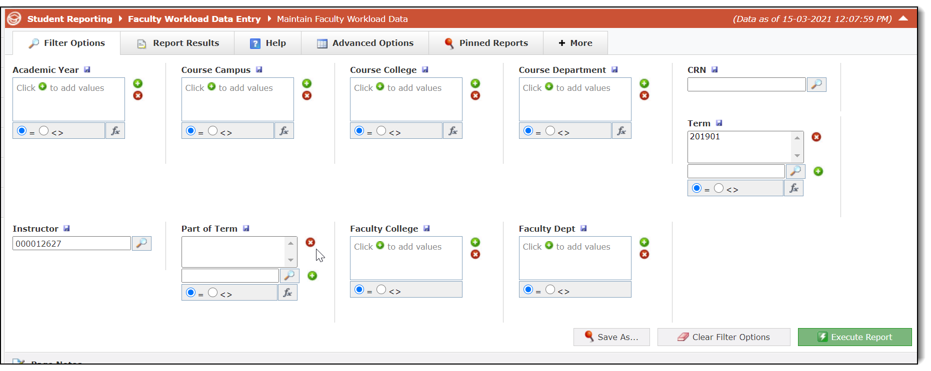 Faculty Workload Management