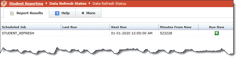 View Data Refresh Status